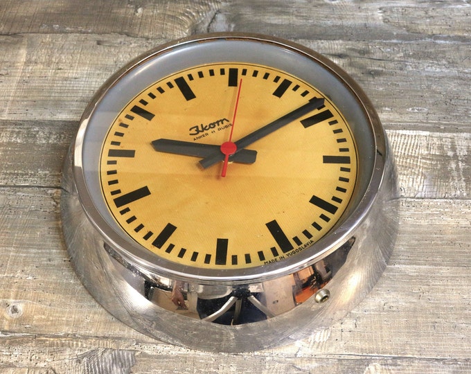 Soviet Military Aircraft Board Cockpit Clock Original Vintage 70s ABP-M ...