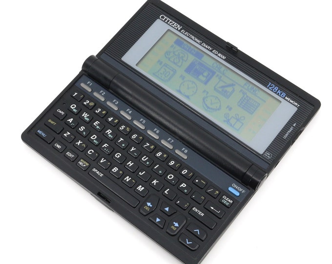 Vintage Palmtop Computer Citizen ED-9000 128KB Memory - Etsy