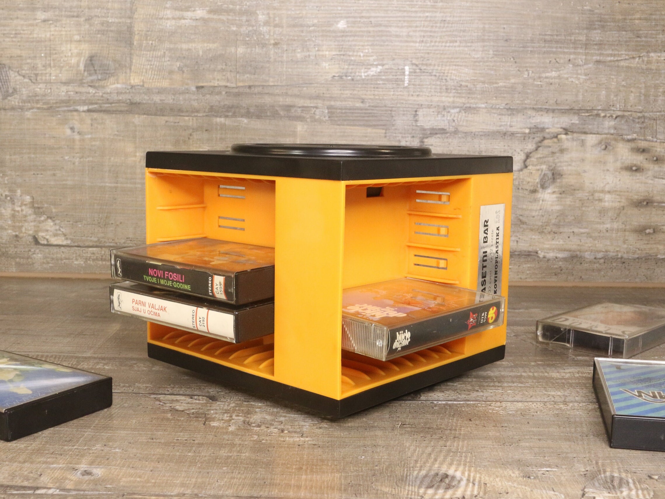 Vintage 20/32 Cassette Carousel Holder Two Random Original Cassette 70s ...