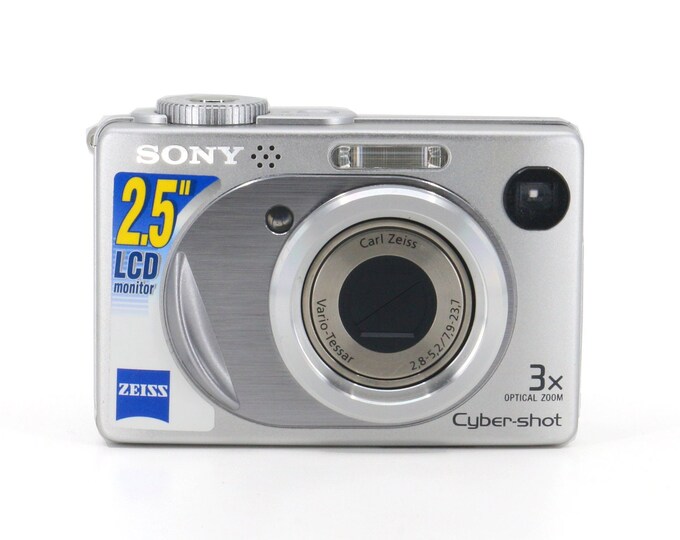 MINT Vintage Sony Cyber-shot DSC-W1 With Memory Card (w/ Adapter), and ...