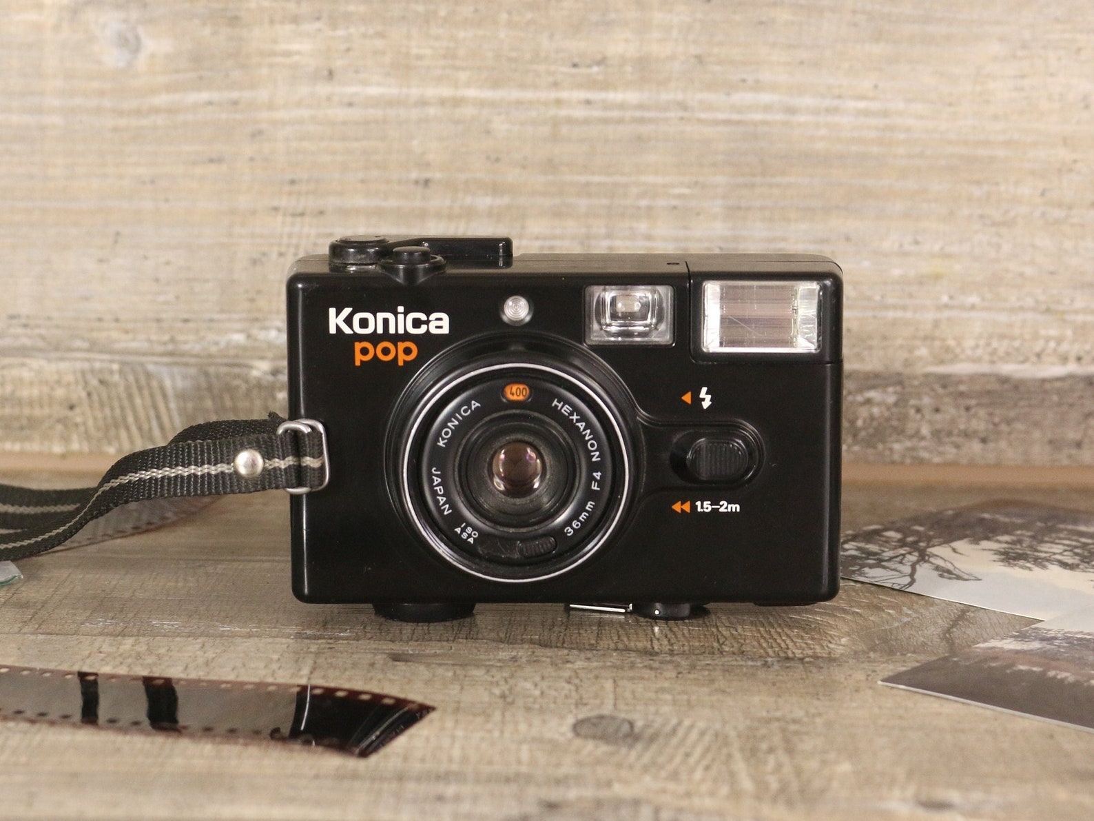 Working Konica Pop Cult 80s Camera 35mm Film Automatic Point and Shoot ...