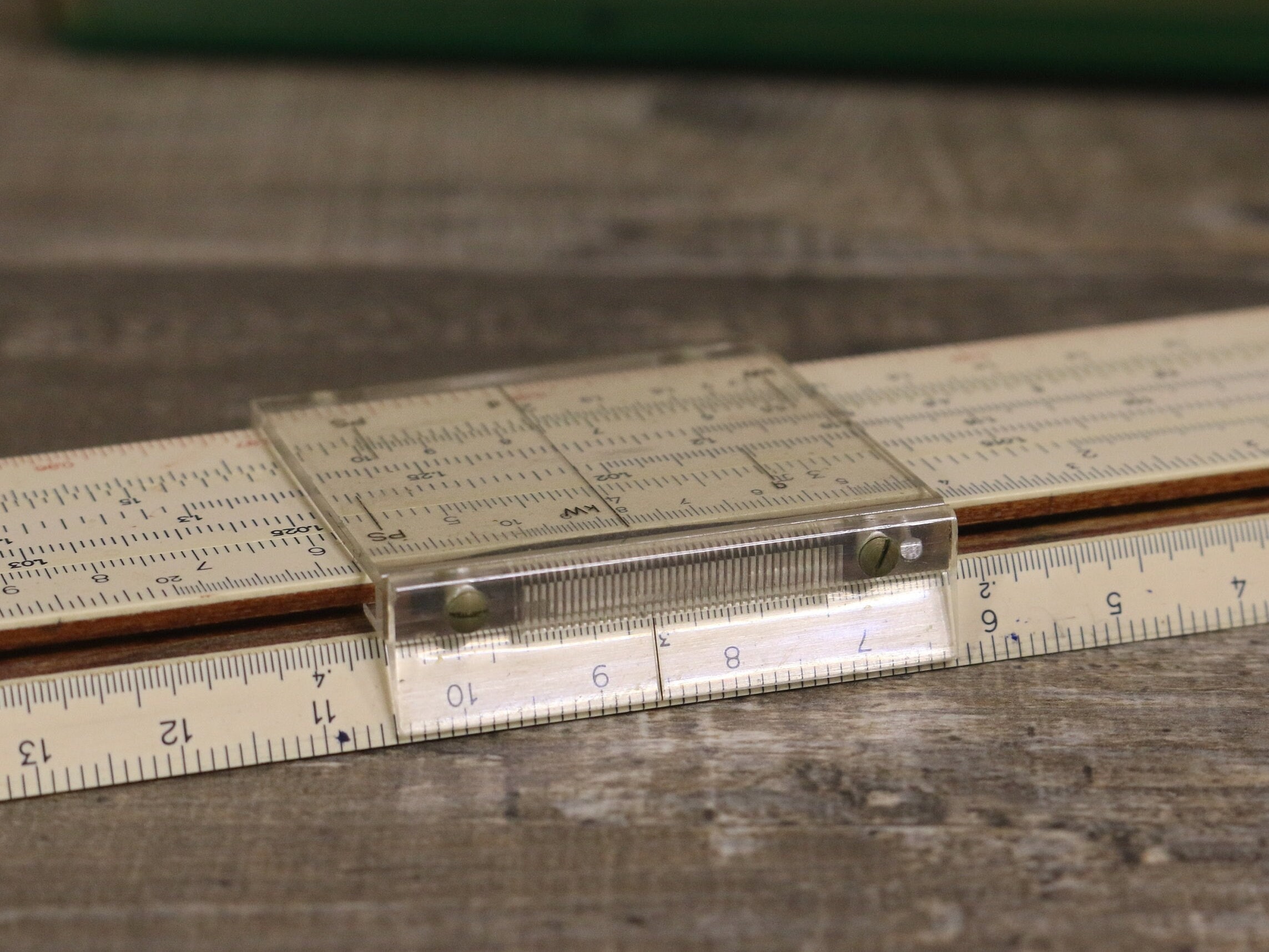 Faber-castell Slide Ruler With Formulas in Case - Etsy