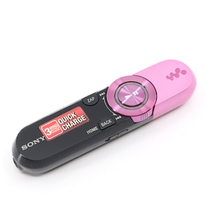 New Vintage Sony NWZ-B162F Walkman MP3 Player Pink TESTED With ...