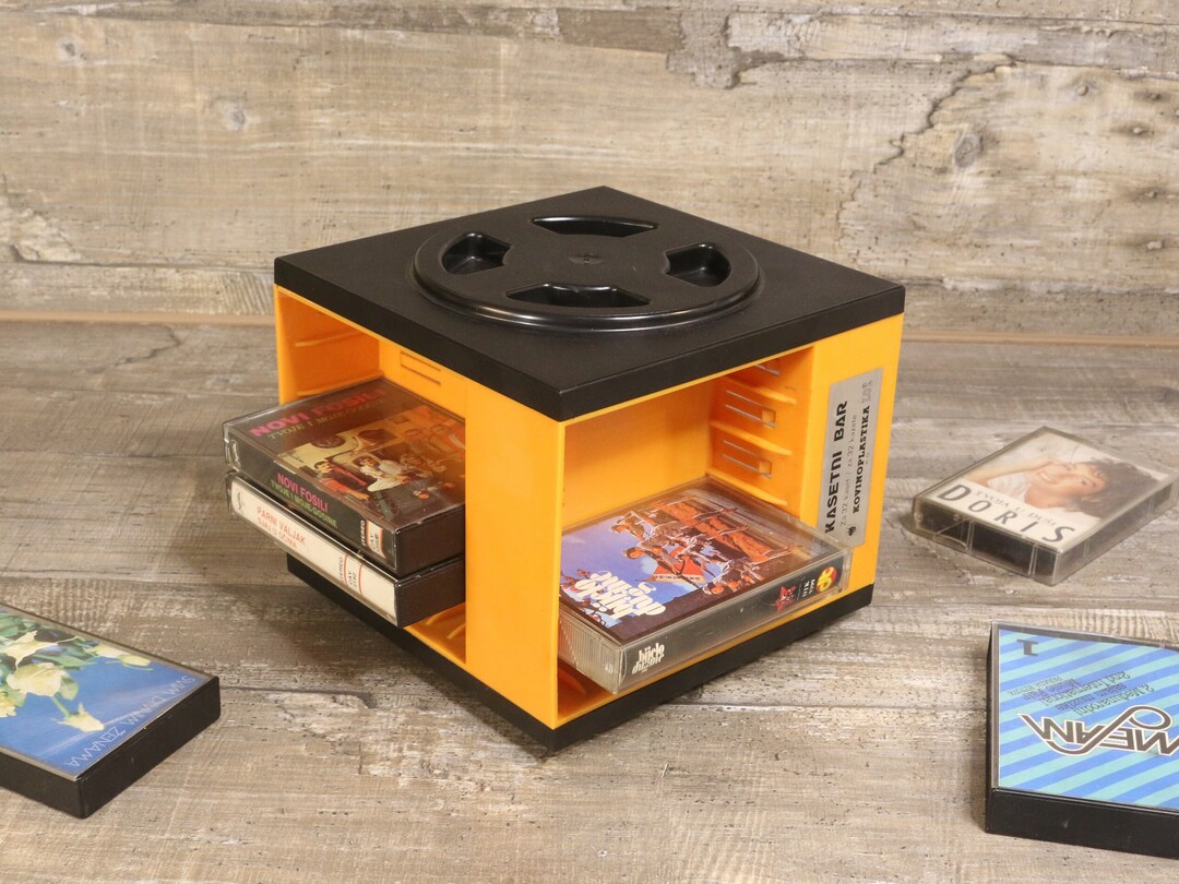 Vintage 20/32 Cassette Carousel Holder + Two Random Original Cassette ...