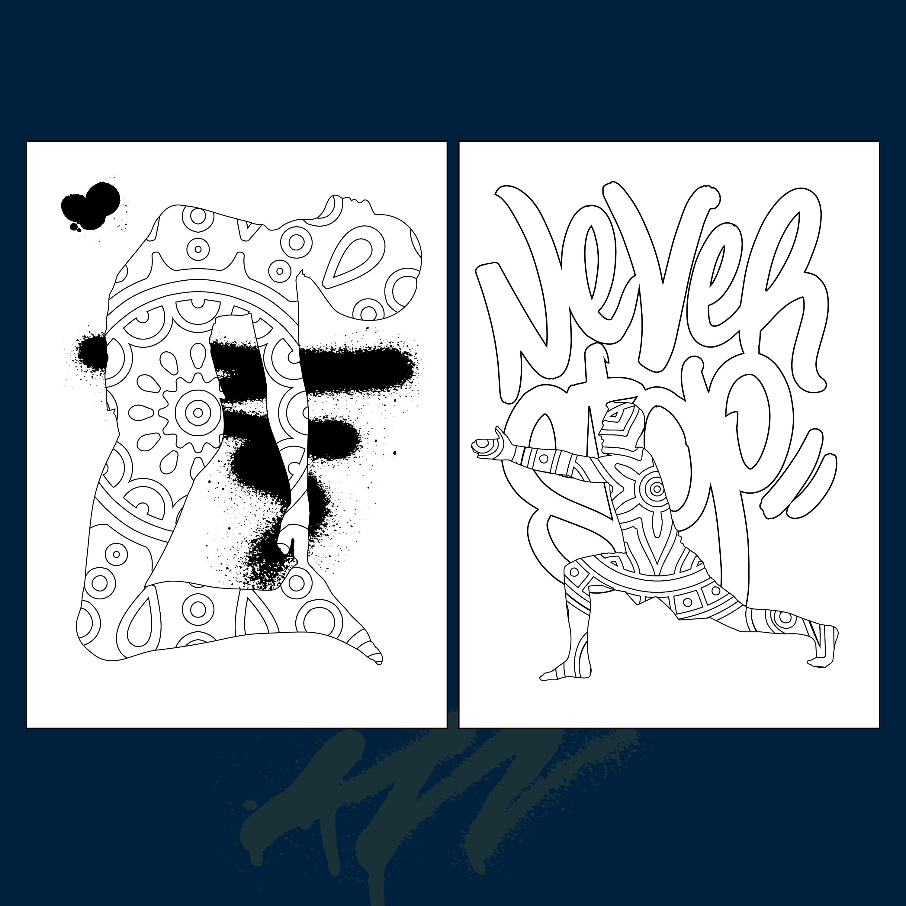 Street Yoga Mandala Coloring Pages and Sheets, Pdf Coloring Book ...