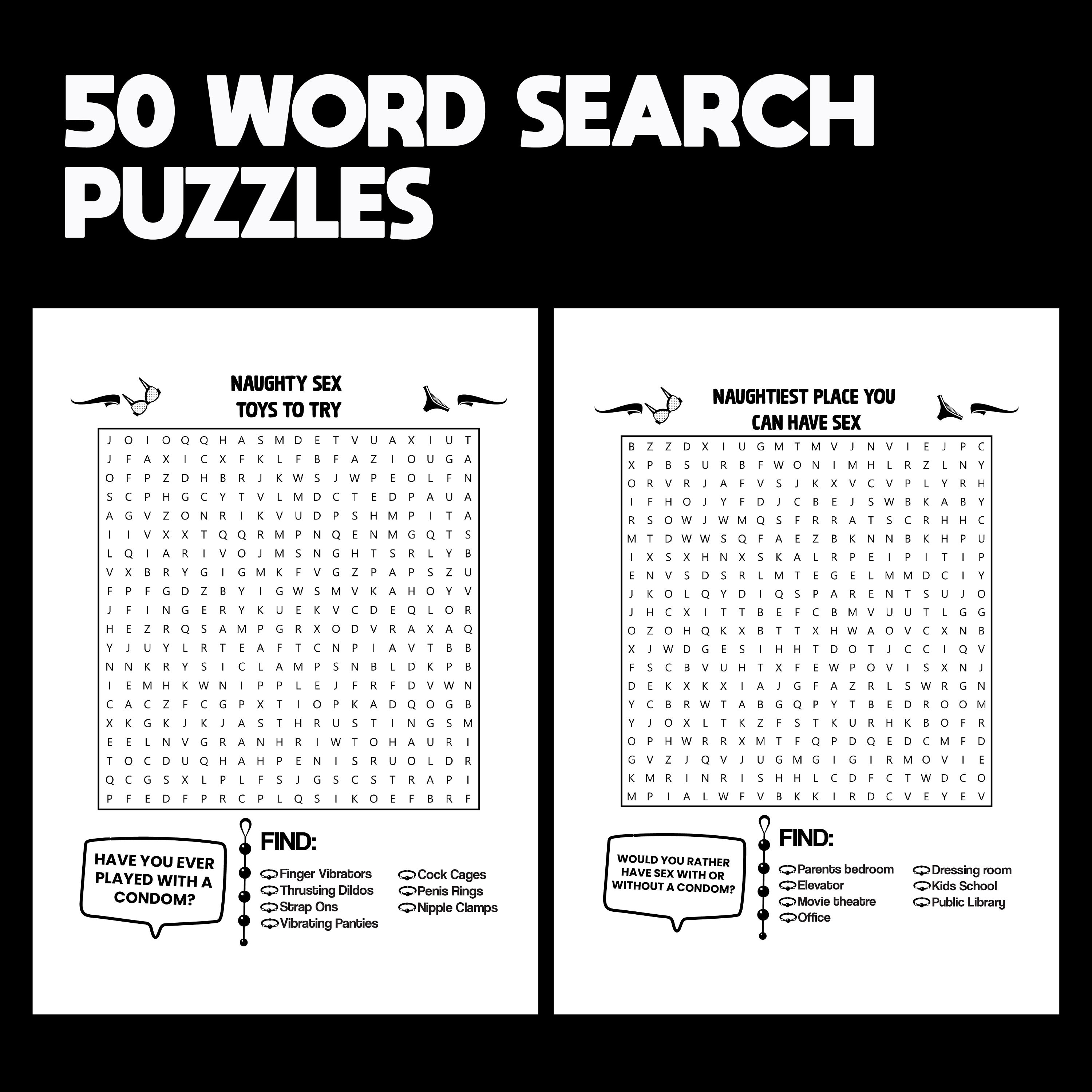 Naughty Word Search & Coloring Books Digital | Printables | Word Search ...