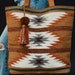 Tan & Cream Aztec Backpack Aztec Inspired Backpack Neutral Backpack ...