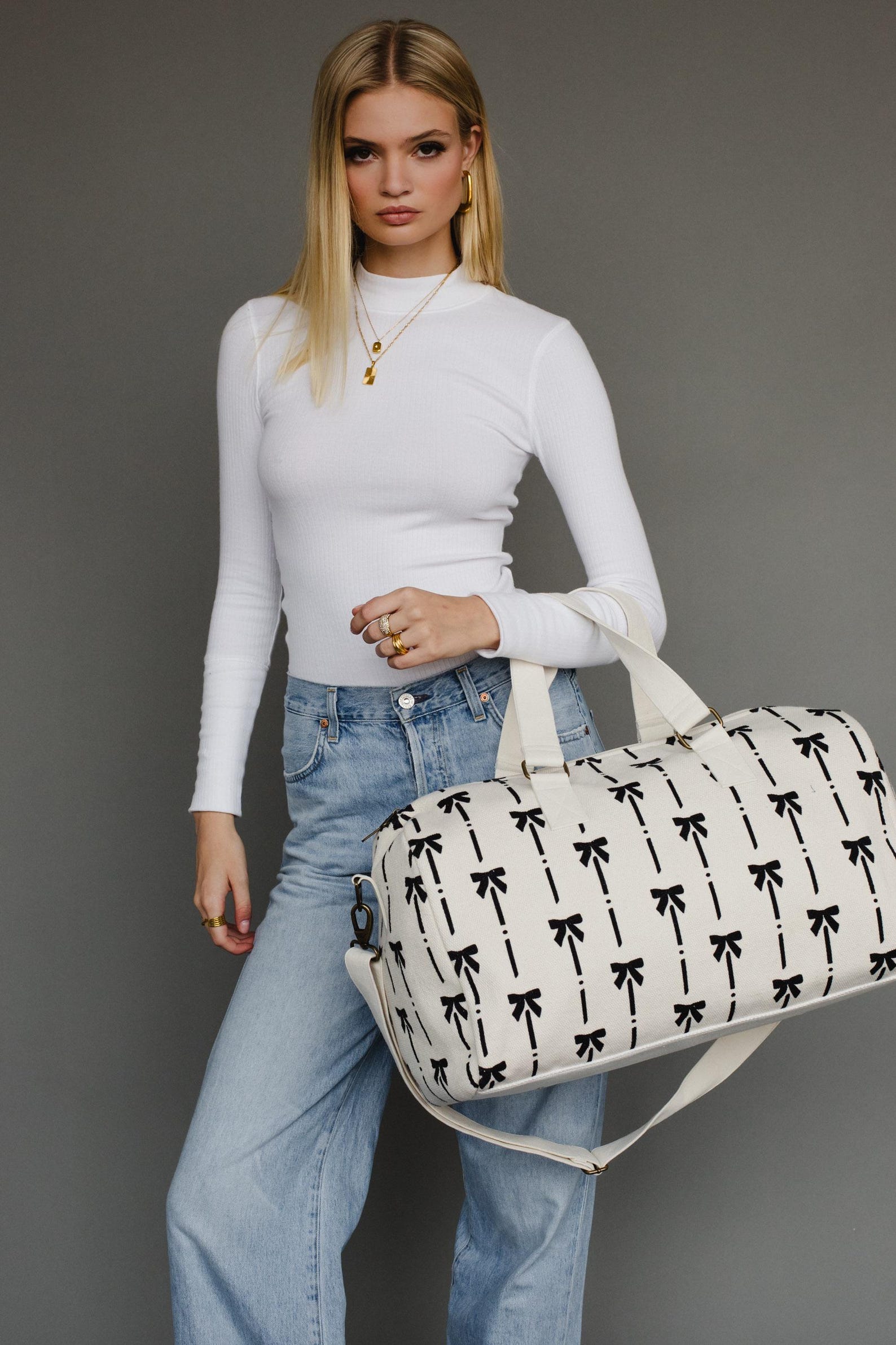 Bow Duffel Bag | Bow Design - Etsy