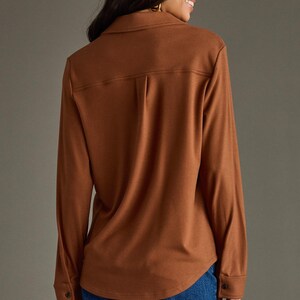 Brown Super Soft Button up | Super Soft Button up | Neutral Button up ...