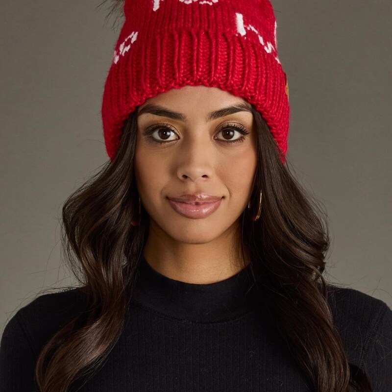 Red Knit Hat - Etsy