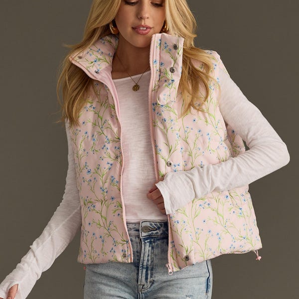 Floral Vest - Etsy