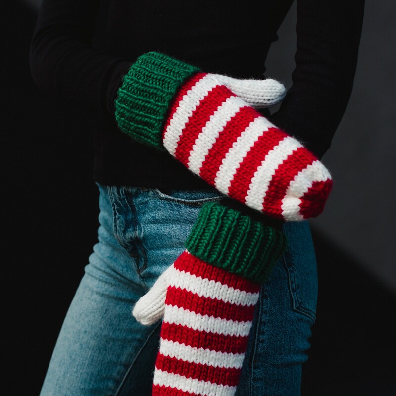 Christmas Mittens - Etsy