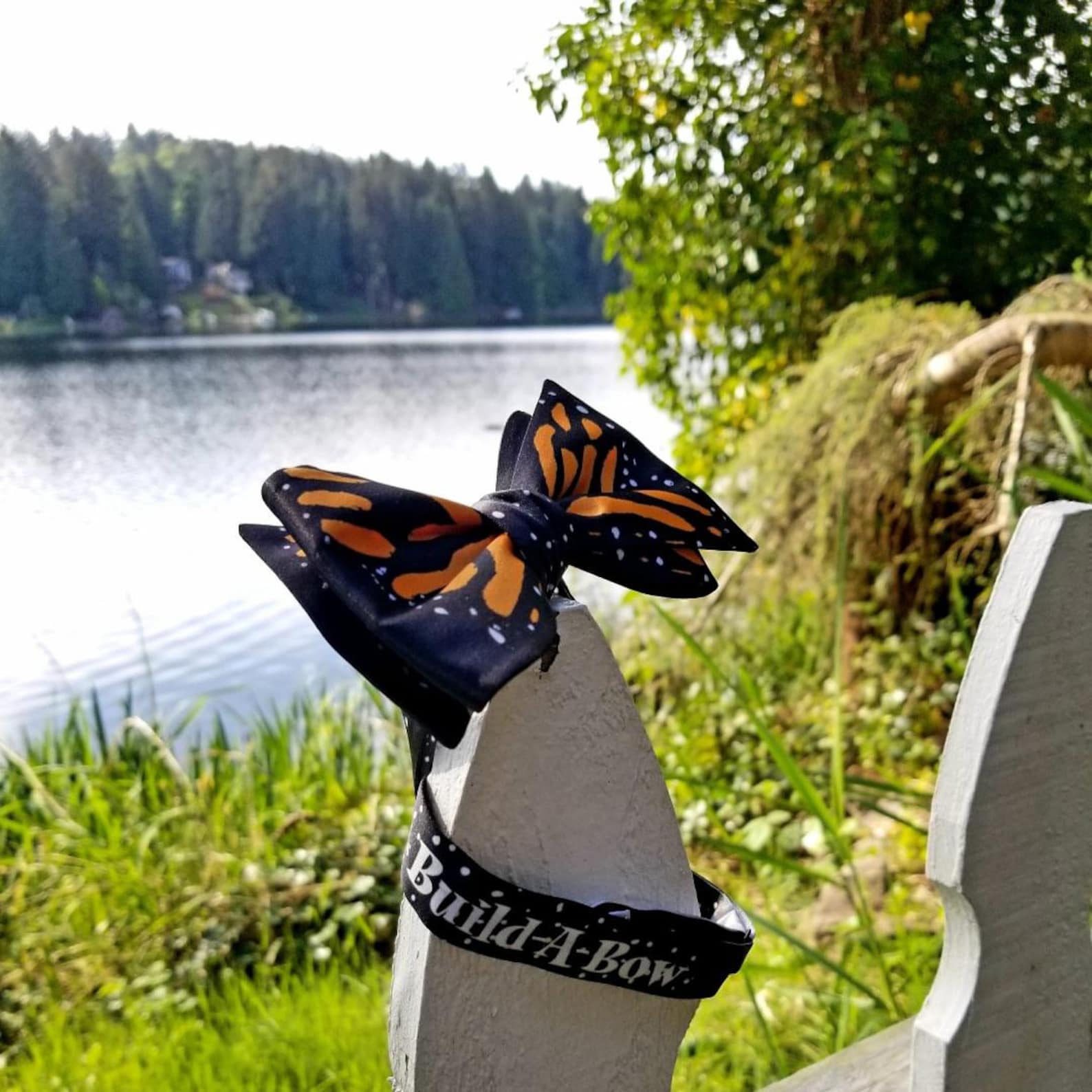 Monarch Butterfly Bow Tie Self Tie - Etsy