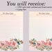 Watercolor Floral Stationery: Printable To-do List (digital Download ...