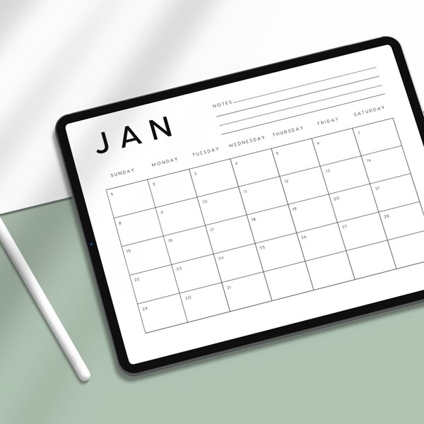 iPad Mini Planner - Etsy