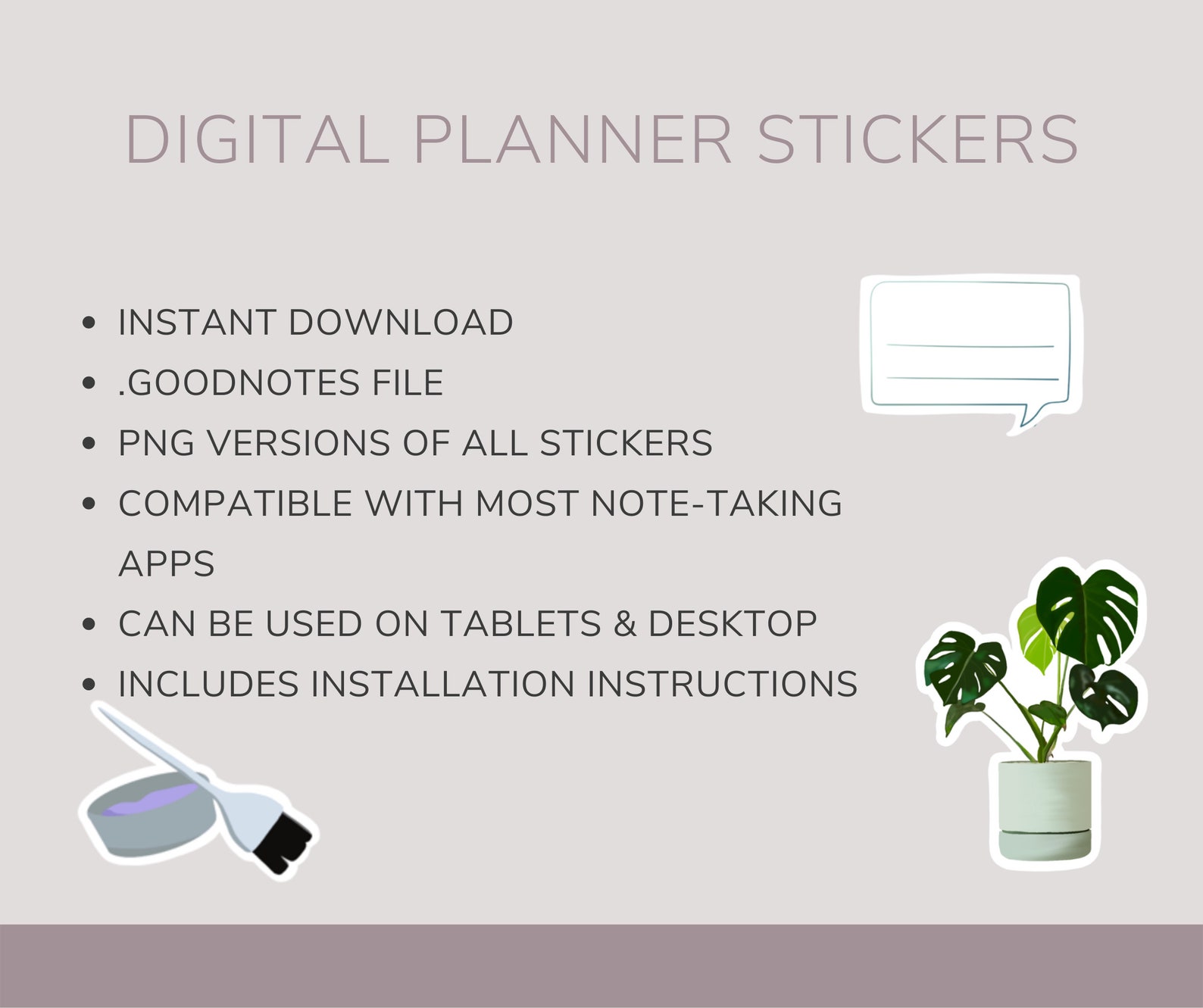 Planner Stickers, Hair Stylist Stickers, Digital Salon Sticker, Hair ...