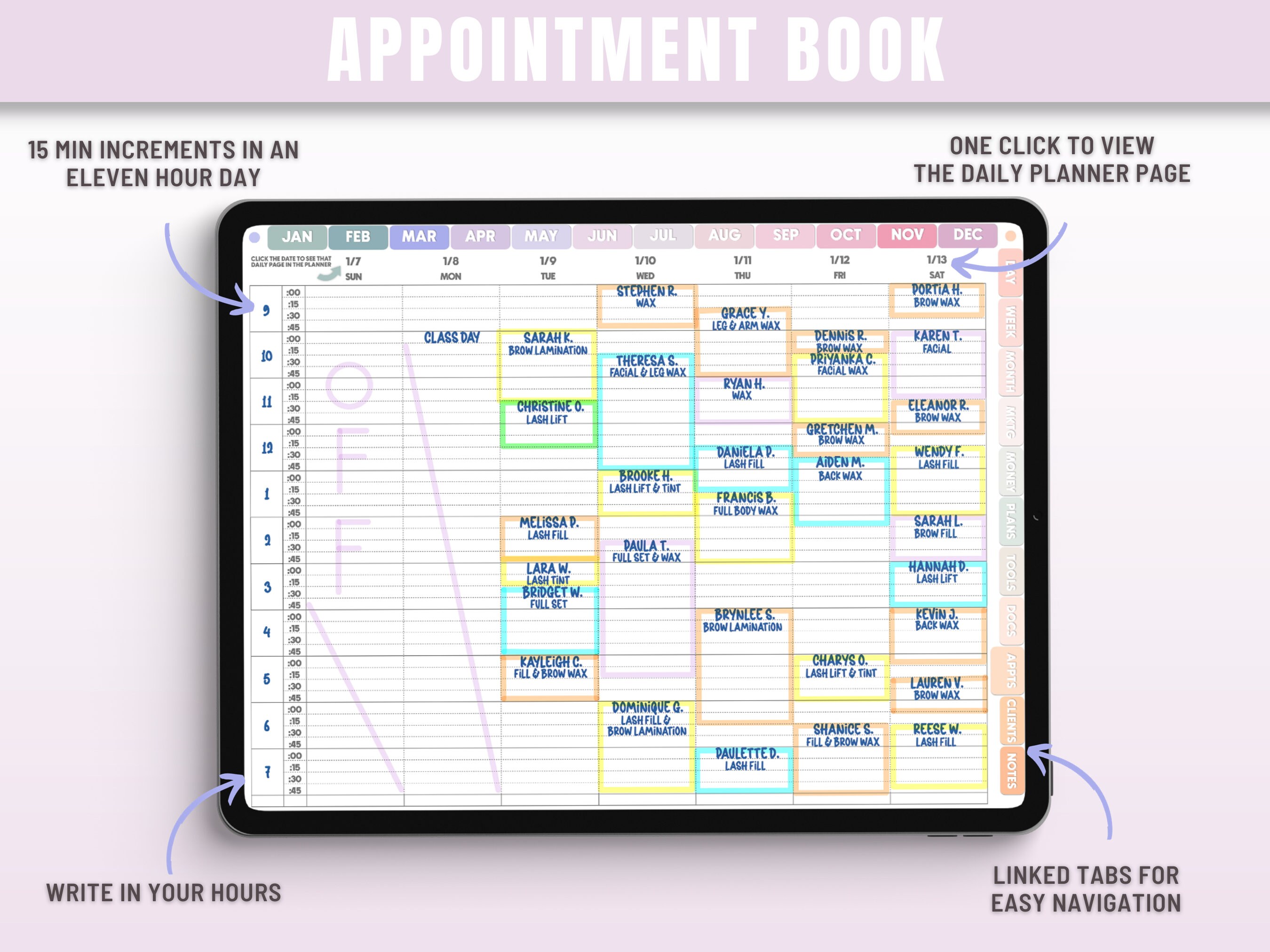 2024 Small Business Digital Planner, Service Business Planner, 2024 ...