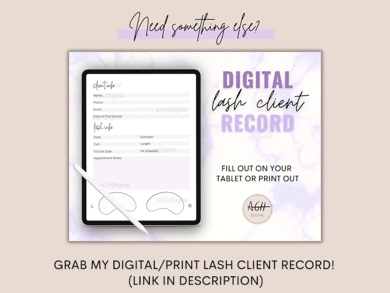 Lash Client Forms, Lash Extension Business Forms, Eyelash Extensions ...