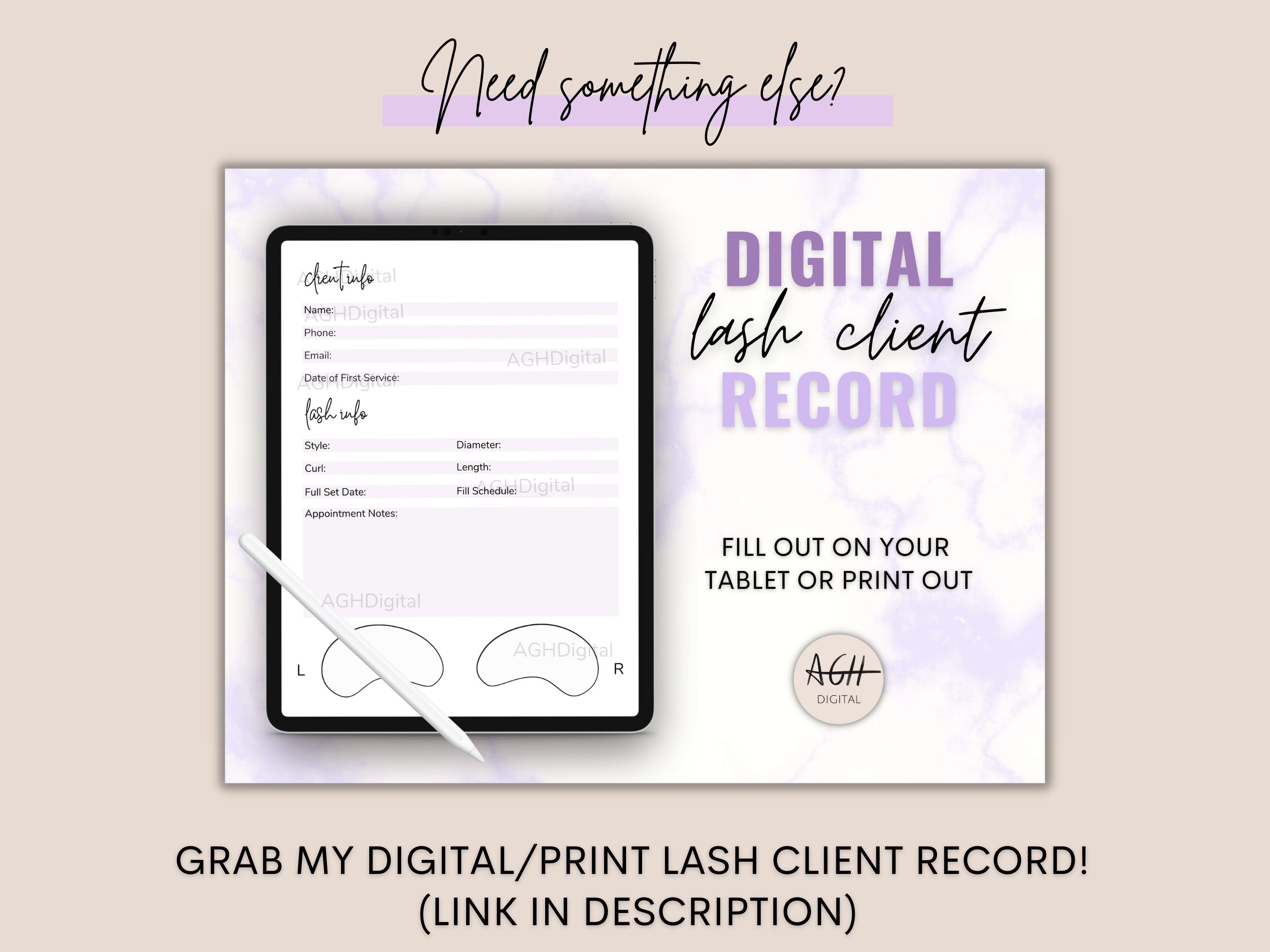 Lash Client Forms, Lash Extension Business Forms, Eyelash Extensions ...