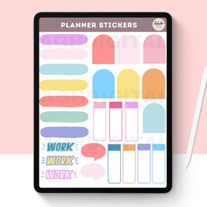Cute Digital Planner Stickers, Goodnotes Sticky Notes, Digital Sticky ...