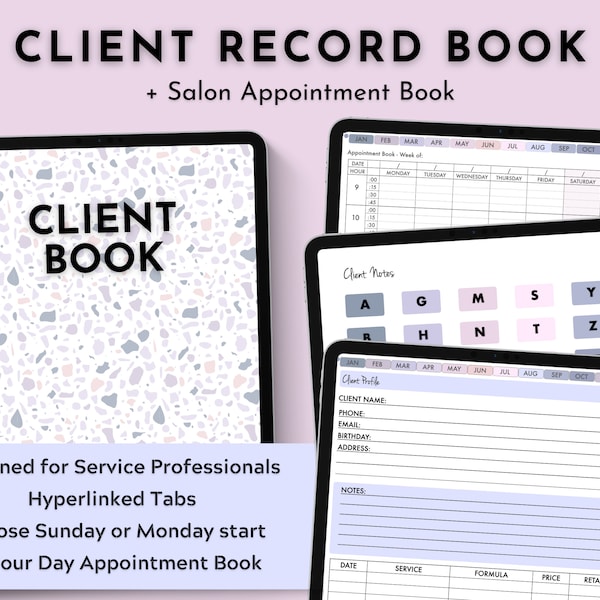 Nail Tech Planner Good Notes - Etsy