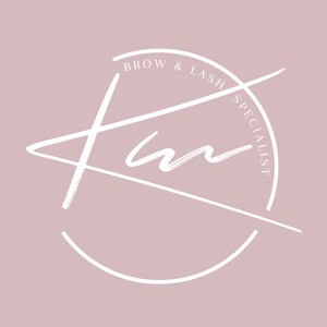 Lash Logo, Rose Gold Lash Logo, Lash Extension Logo, Initial Logo ...