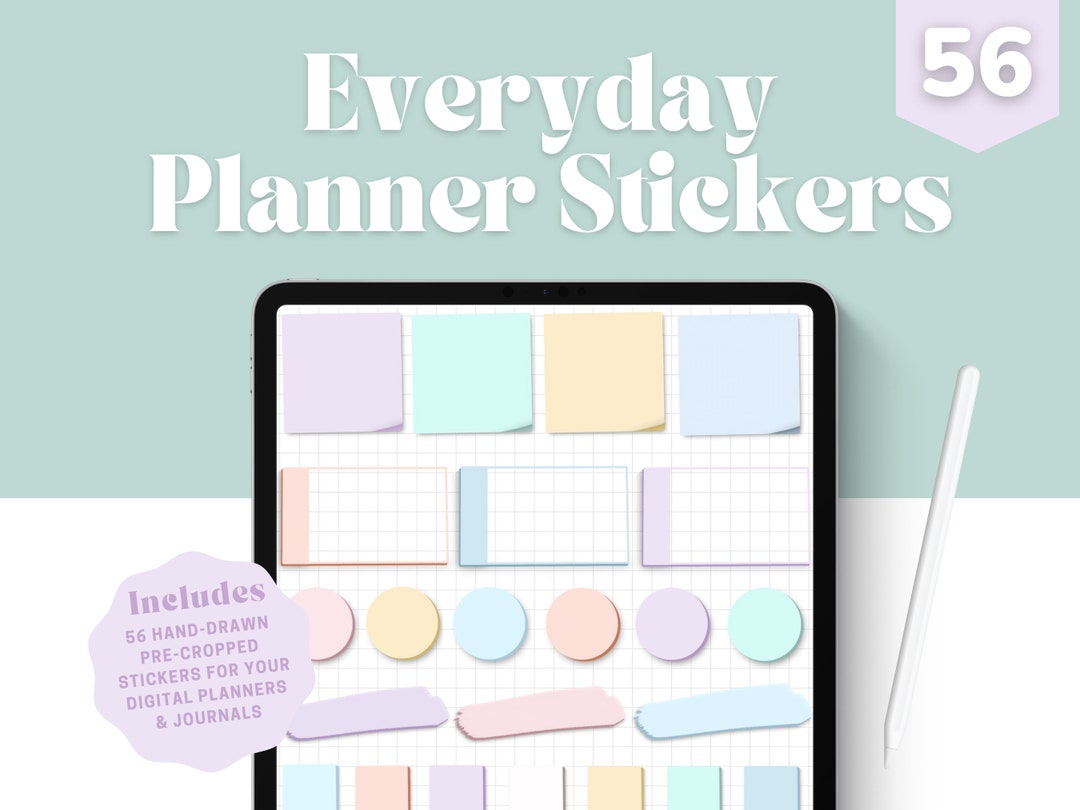 Planner Stickers, Goodnotes Sticky Notes, Digital Sticky Notes ...