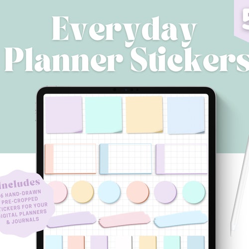 Planner Stickers Goodnotes Sticky Notes Digital Sticky - Etsy