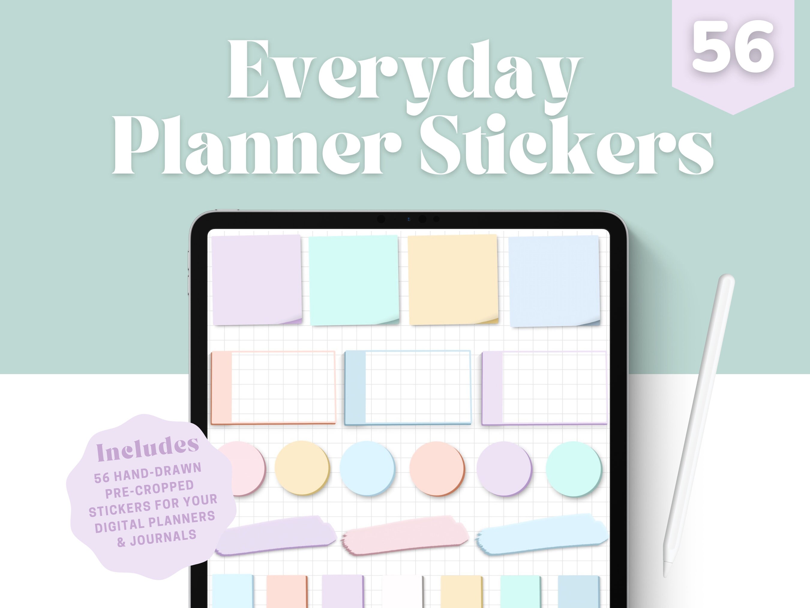 Planner Stickers Goodnotes Sticky Notes Digital Sticky - Etsy