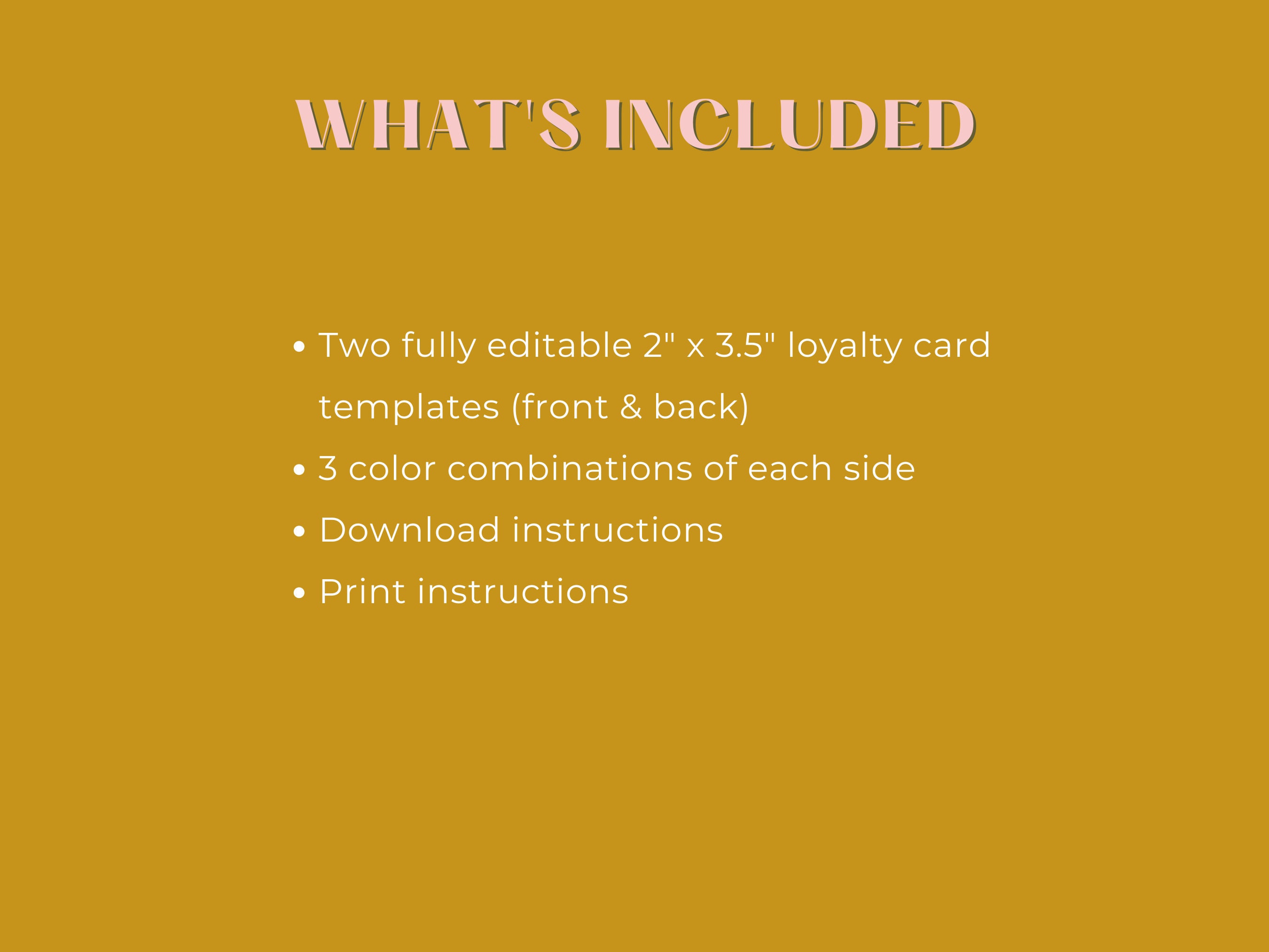 Client Loyalty Card Template, Editable Loyalty Card, Appointment Card ...
