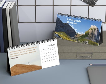 2024 Desk & Wall Calendar Printable Instant Download Christian Bible ...