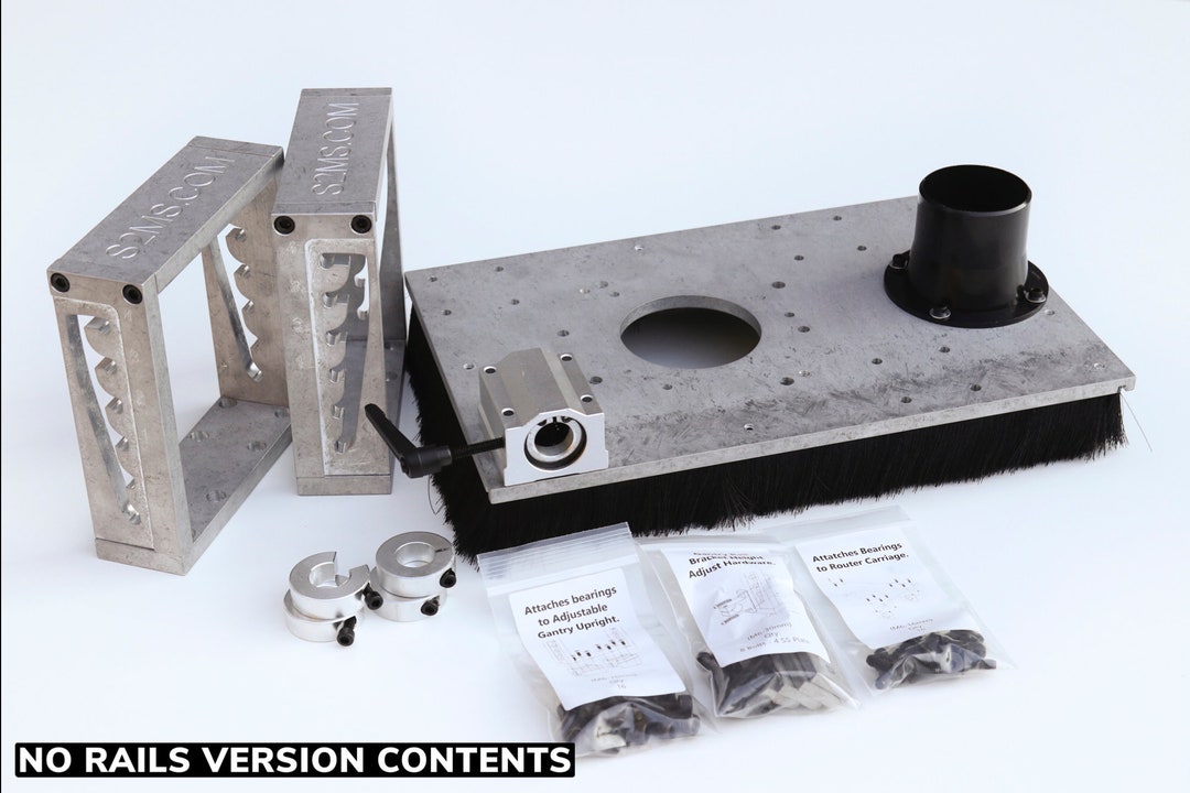 Slab Flattening Router Jig With Adjustable Height - No Rails ...