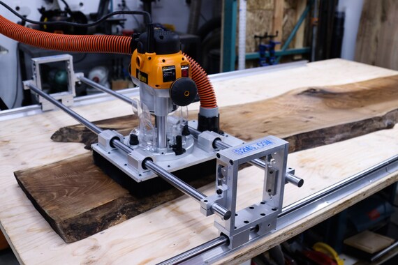 Slab Flattening Router Jig With Adjustable Height and 48 - Etsy