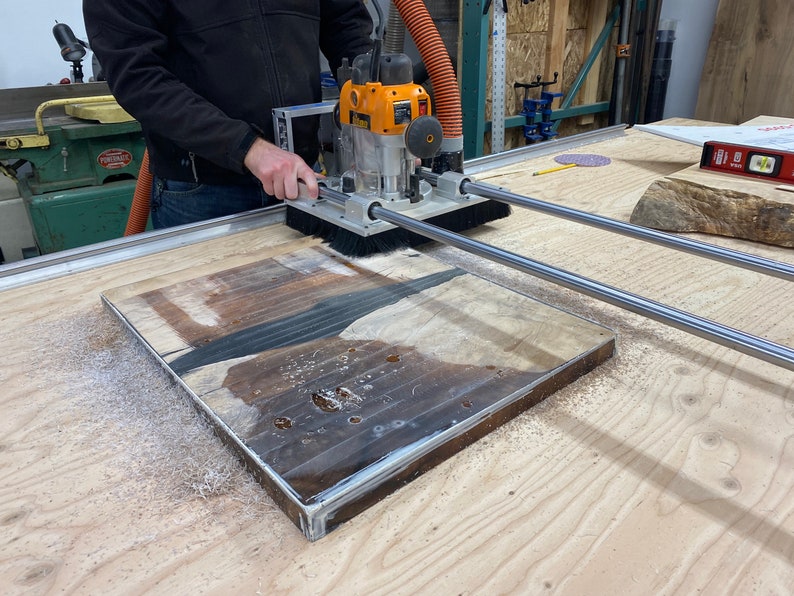 Slab Flattening Router Jig With Adjustable Height - Standard | Free ...