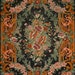 Victorian French Aubusson Rug, Floral Botanical Rug, Traditional ...