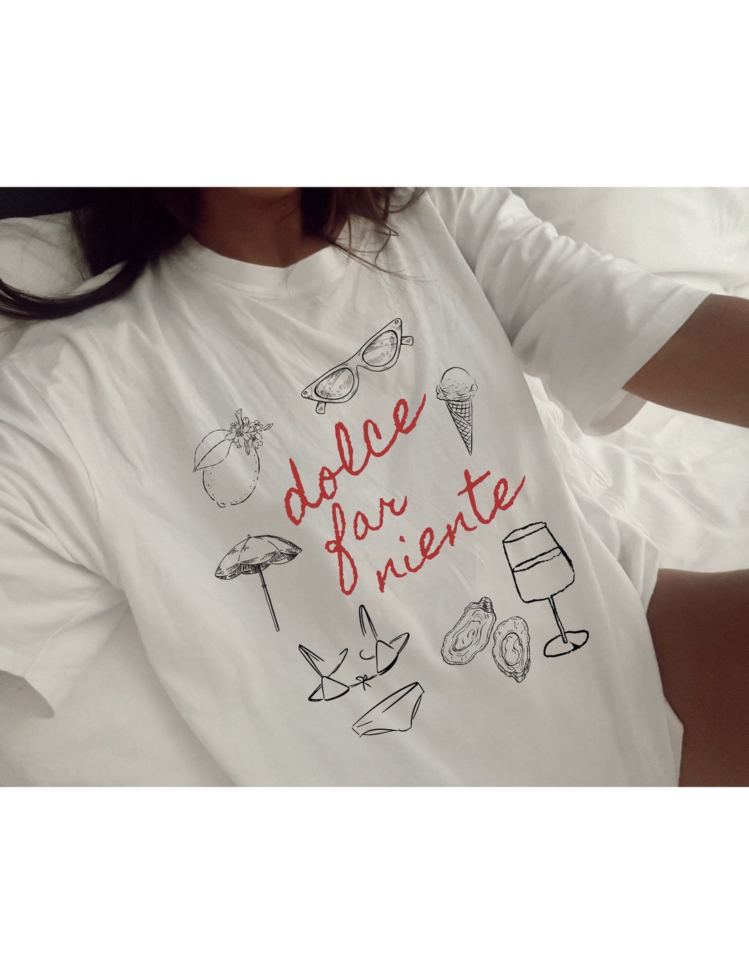 Dolce Far Niente T Shirt,italy Shirt,amalfi Coast Tee,italian Clothing ...