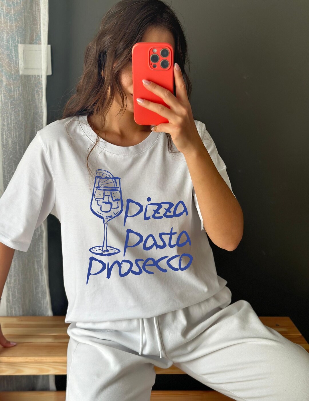 Prosecco Pizza Pasta Shirt,prosecco Crewneck,italy Shirt,italian ...