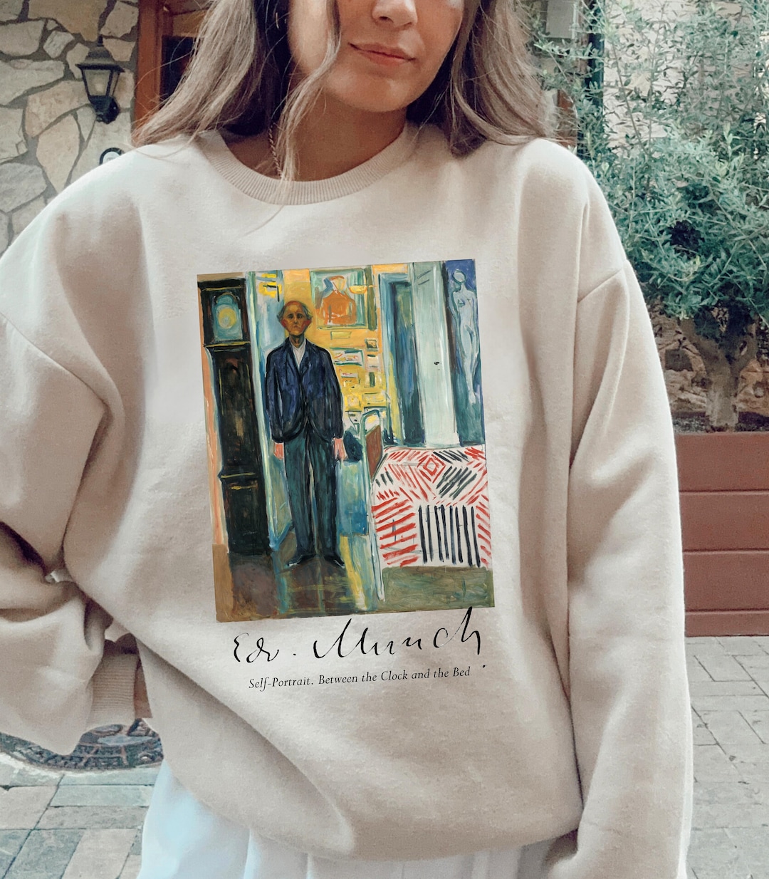 Edvard Munch Sweatshirt,art Sweatshirt,aesthetic Art Crewneck,fine Art ...