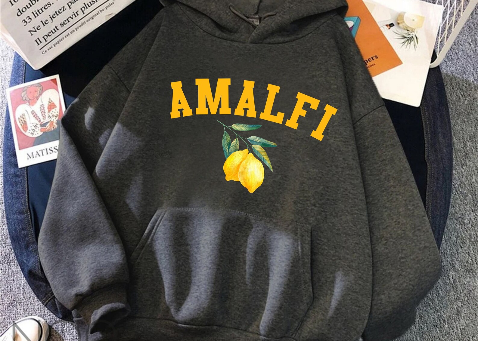 Amalfi Coast Hoodieamalfi Vacation italy Sweatshirt Italian - Etsy
