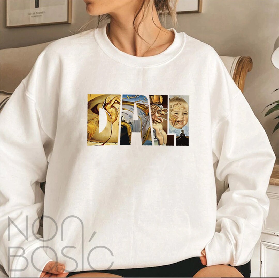 Salvador Dali Collage Art Sweatshirt ,aesthetic Clothes, Dali Lover ...