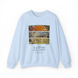 Gustav Klimt Sweatshirt, Aesthetic Art, the Kiss Sweater - Etsy