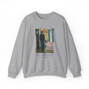 Edvard Munch Sweatshirt,art Sweatshirt,aesthetic Art Crewneck,fine Art ...