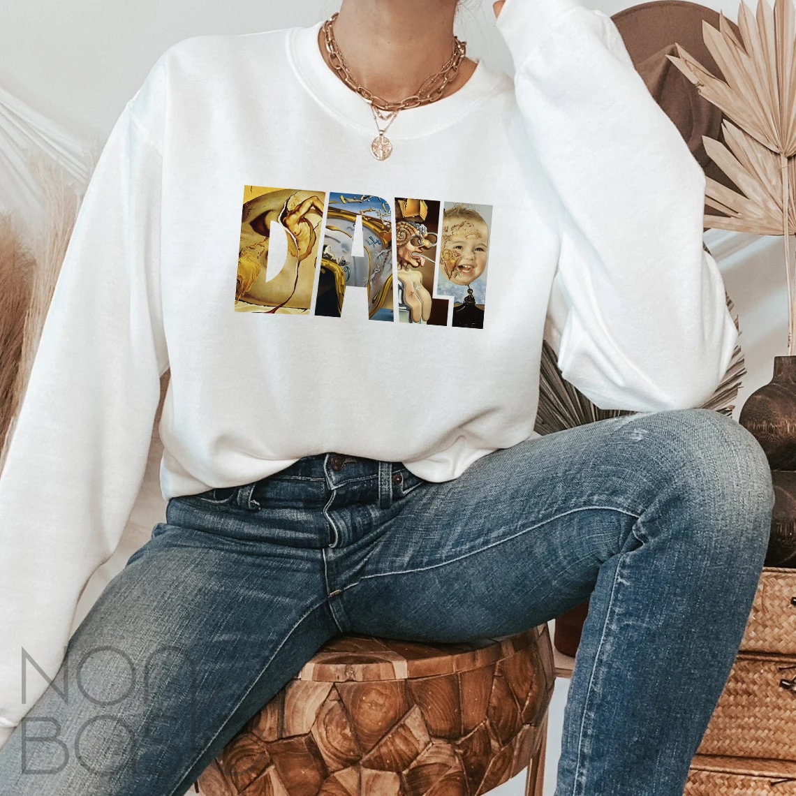 Salvador Dali Collage Art Sweatshirt aesthetic Clothes Dali | Etsy