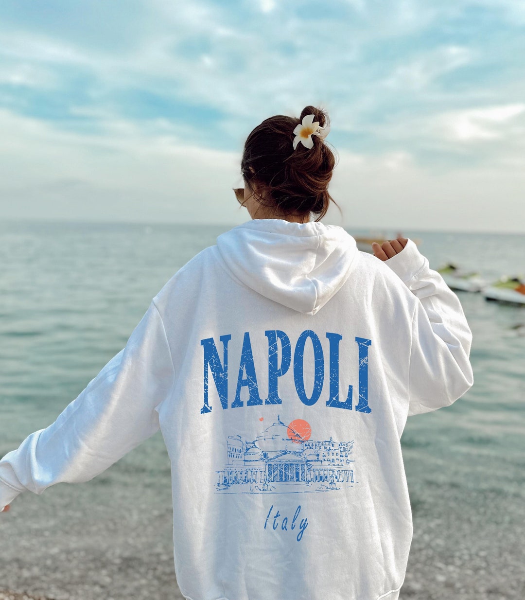 Napoli Italy Hoodie ,napoli Vintage Sweatshirt,aesthetic Italy Vacation ...