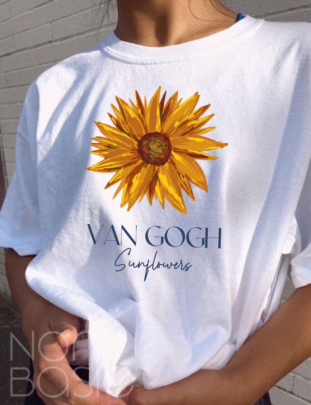 Vincent Van Gogh Sunflowers T-shirt, Art Shirt, Aesthetic Art Clothing ...