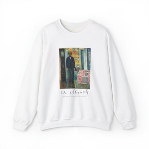 Edvard Munch Sweatshirt,art Sweatshirt,aesthetic Art Crewneck,fine Art ...