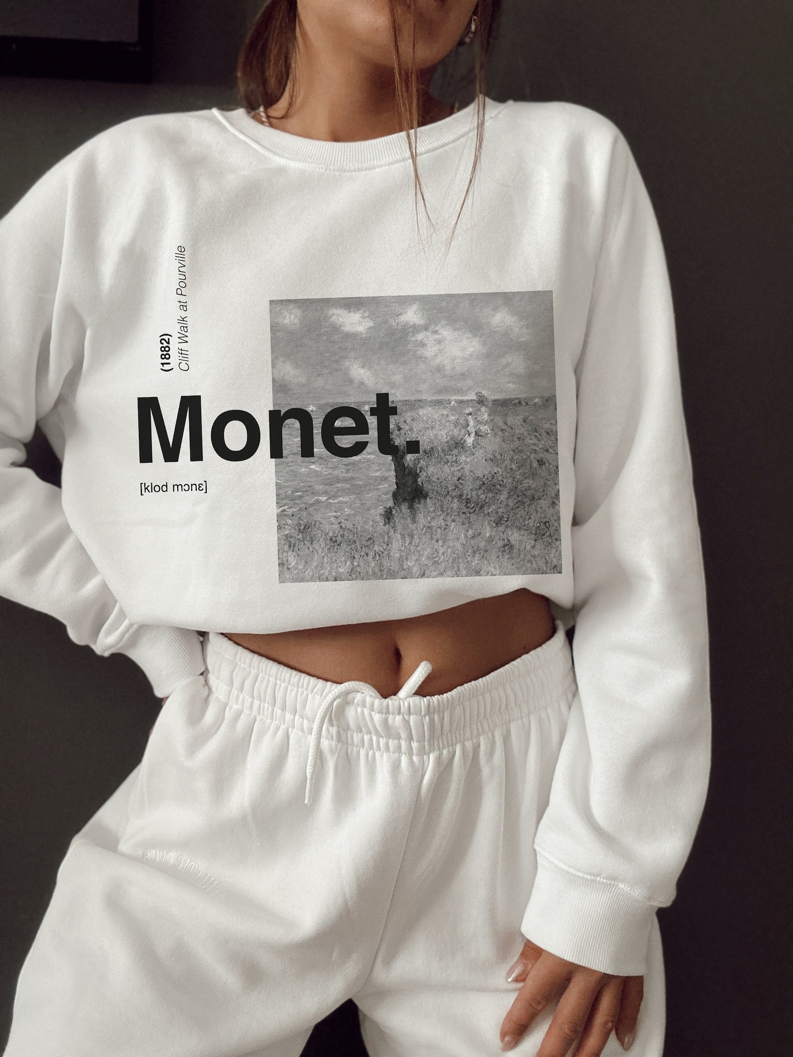 Claude Monet Sweatshirt, Art Sweatshirt, Aesthetic Art Crewneck, Fine ...