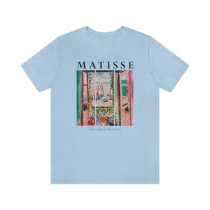 Matisse T-shirt, the Open Window Shirt, Art Painting Tee, Art History ...