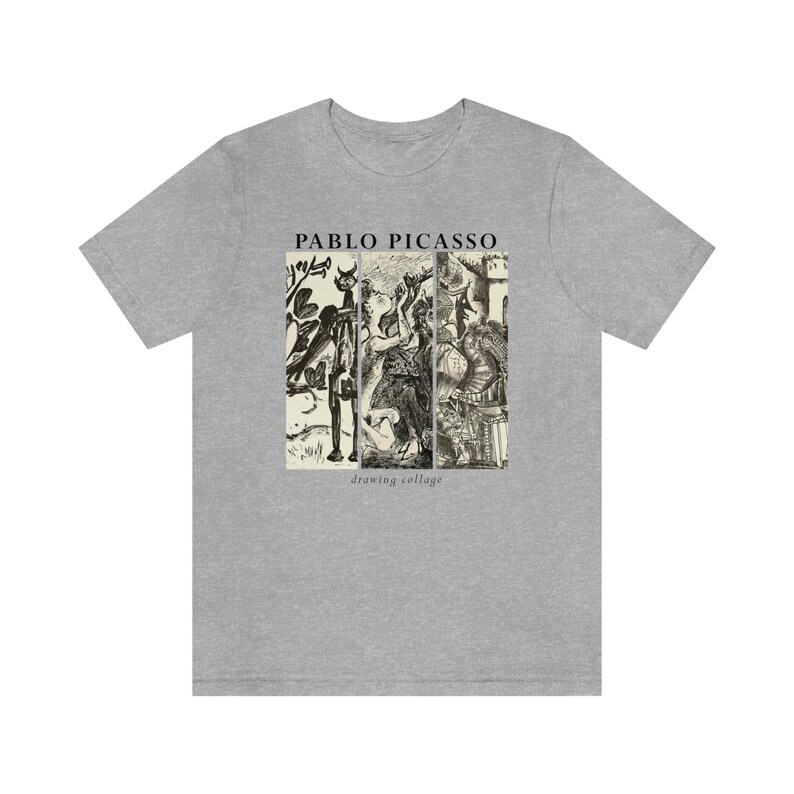 Pablo Picasso T-shirt: Art Collage Clothing-comfort Colors Picasso Tee ...