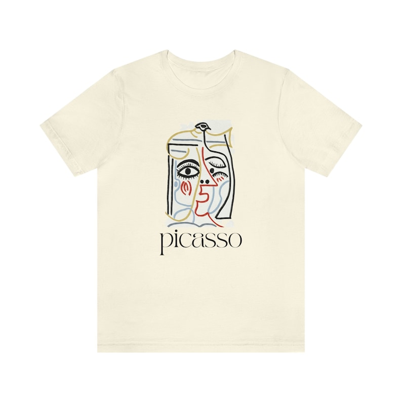 Pablo Picasso Abstract Drawing Shirt: Comfort Colors Art Tee-cubism ...